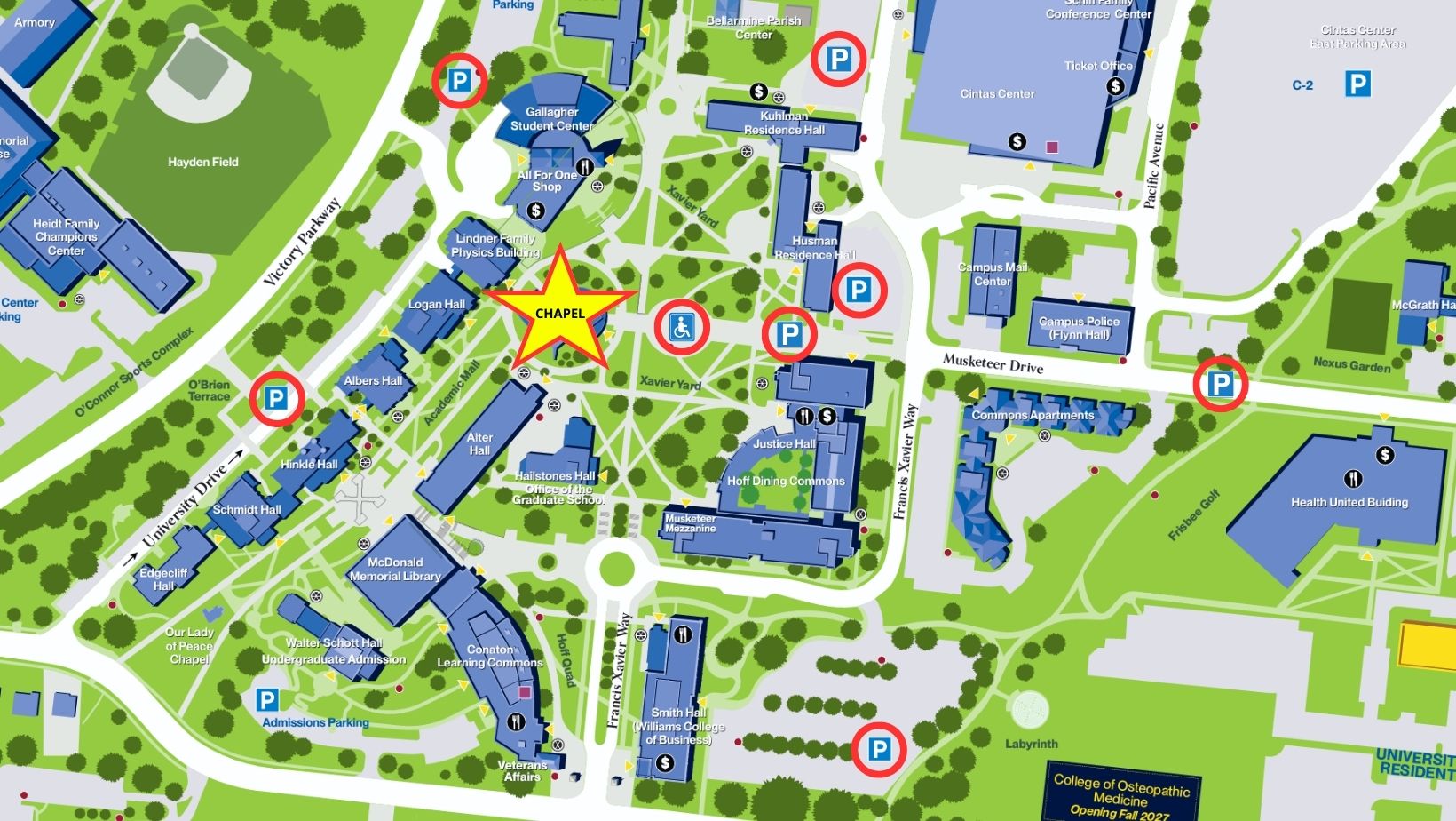 Parking - Bellarmine Chapel
